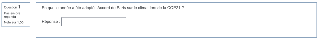 Paramétrer une question à Réponse numérique [Créer un Test]